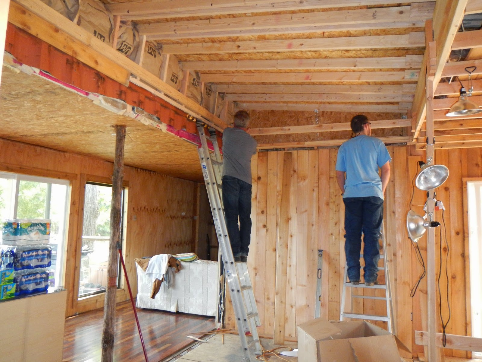 Off The Grid, Texas: Cutting Opening in Shipping Container