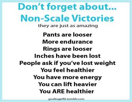 My Weight Loss Journey & Sometimes Exciting Life: Non Scale Victories ...