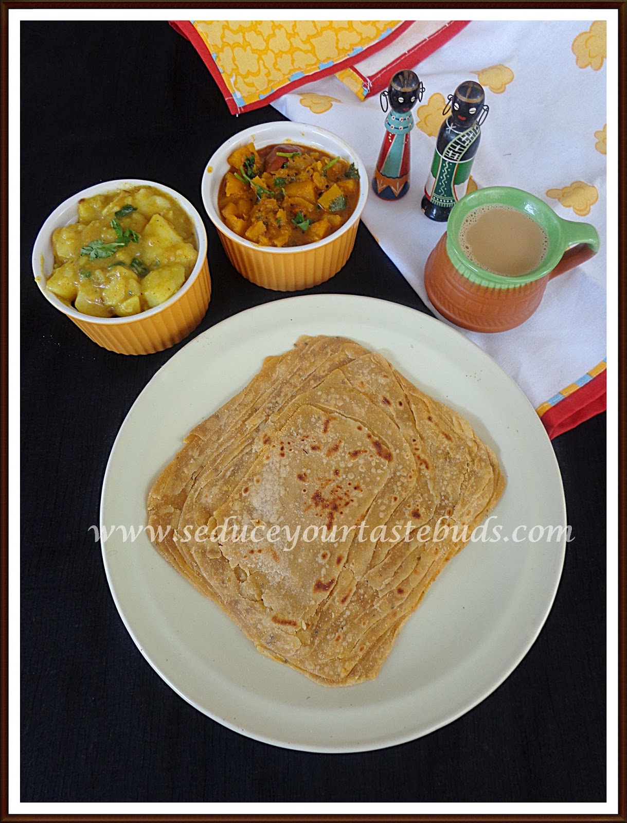 Chur Chur Parathas | 16 layered Parathas | Delhi Cuisine - Seduce Your ...