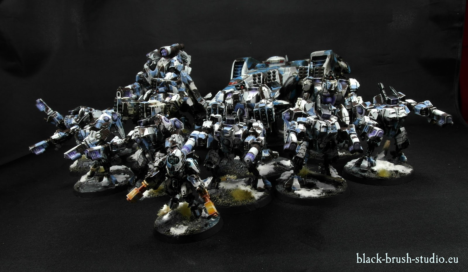 Tau Empire: Army in Winter Camo Scheme