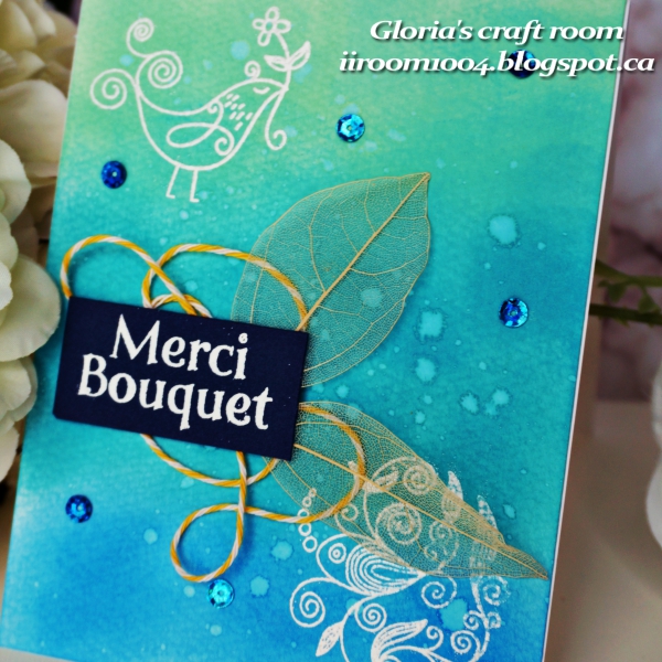 Gloria's craft room: Merci Bouquet