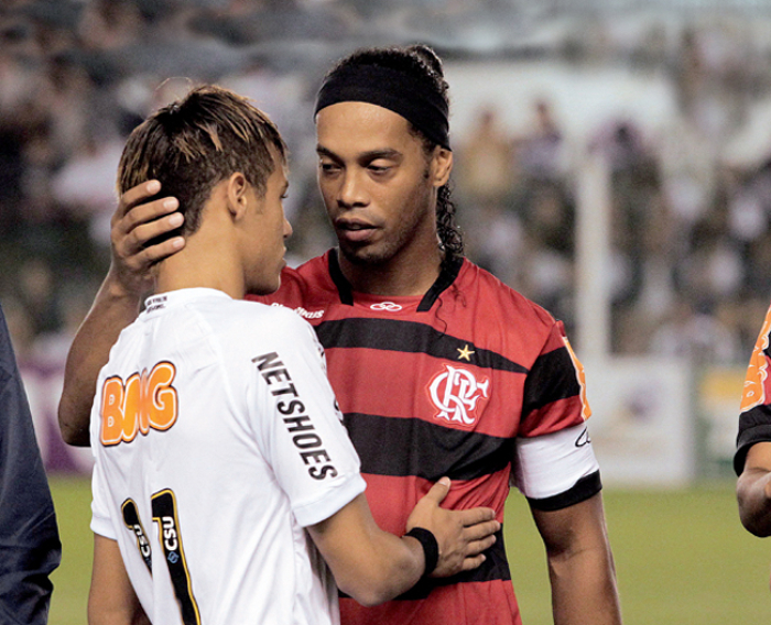Sportv reprisa jogo histórico entre o Santos de Neymar, e o Flamengo de ...