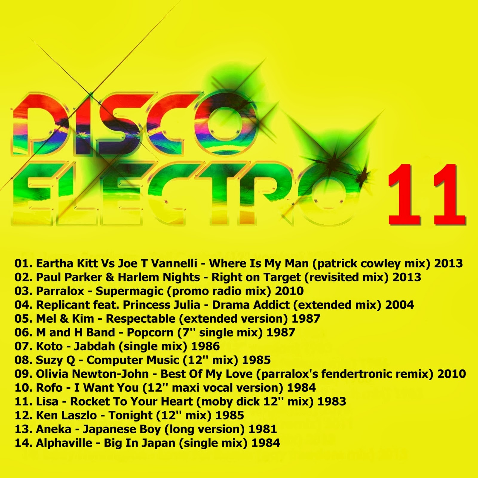 RETRO DISCO HI-NRG: DISCO ELECTRO 11 - Various Original Artists ...