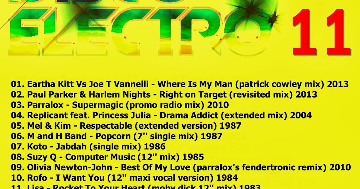 RETRO DISCO HI-NRG: DISCO ELECTRO 11 - Various Original Artists ...