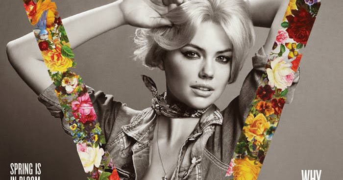 A day in the life of... Me: Kate Upton is Va Va Va Voom on V Magazine