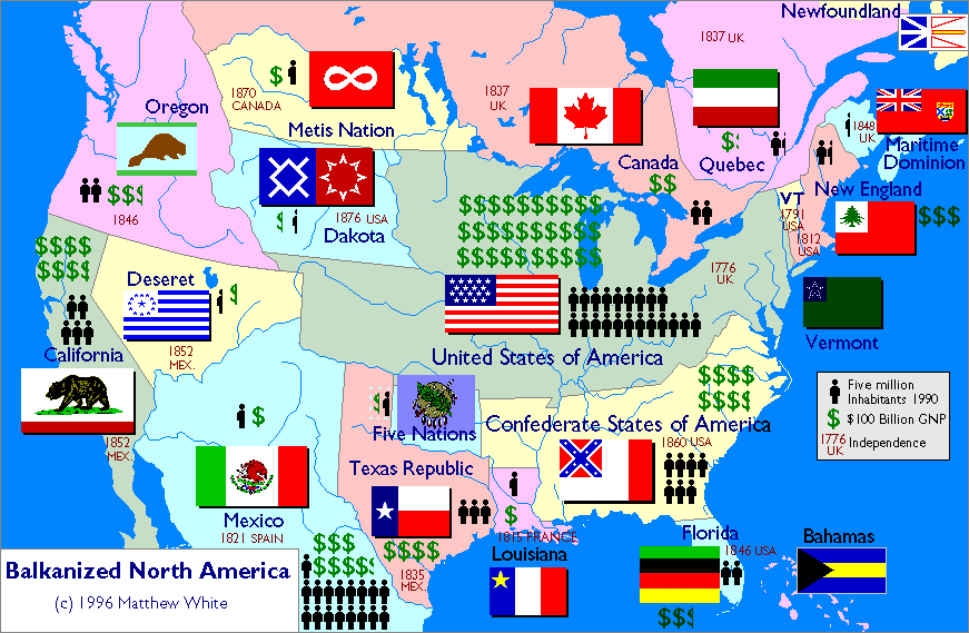 Alternate History Weekly Update: Introduction to the Balkanized North ...