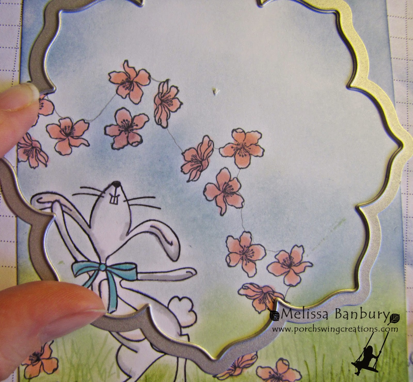 Porch Swing Creations: Celebrate Spring - Partial Die Cut Tutorial