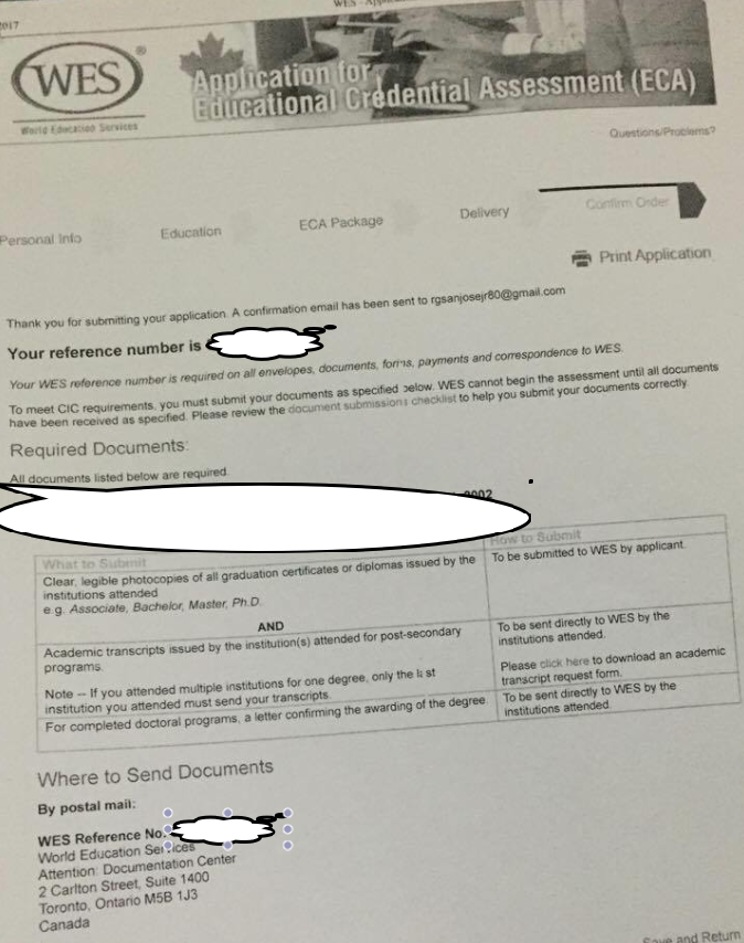 Maple Leaf Chronicle: Our Journey to Canada: WES Educational Credential ...