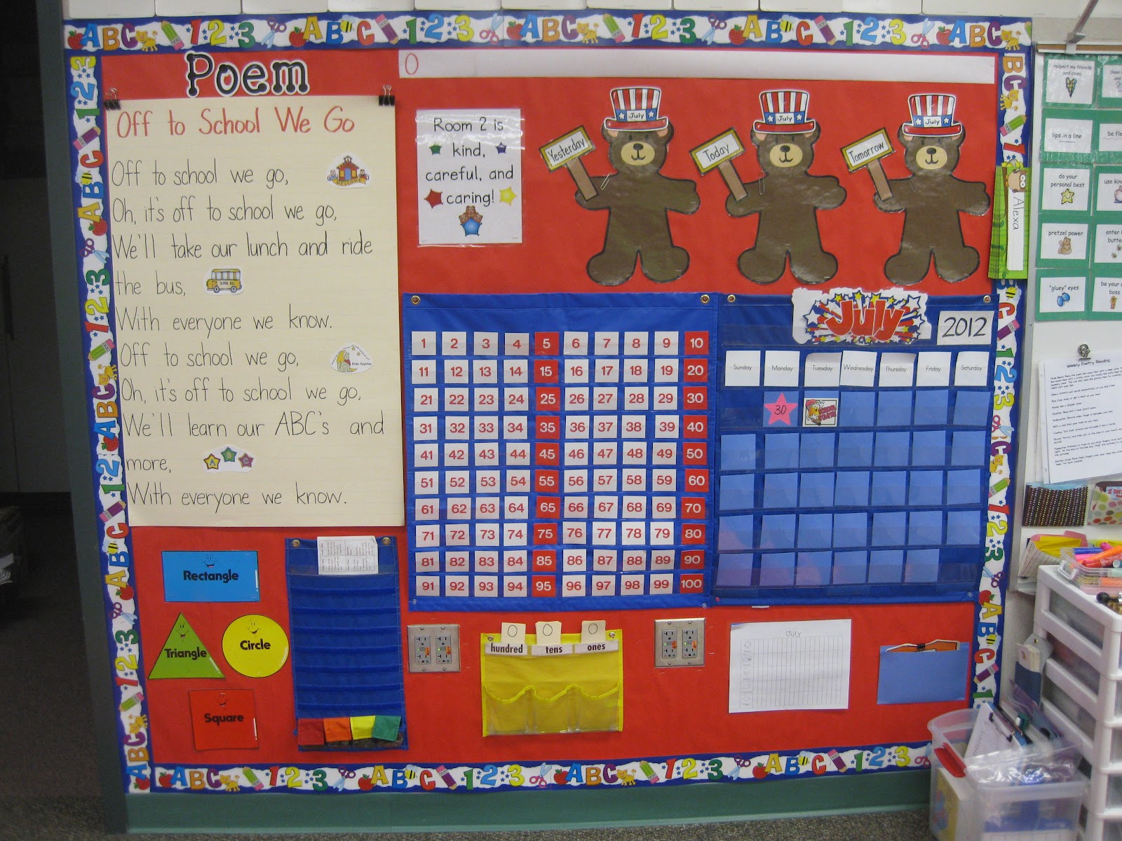 Mrs. Bell's Kindergarten Class: A sneak peek at some of my room