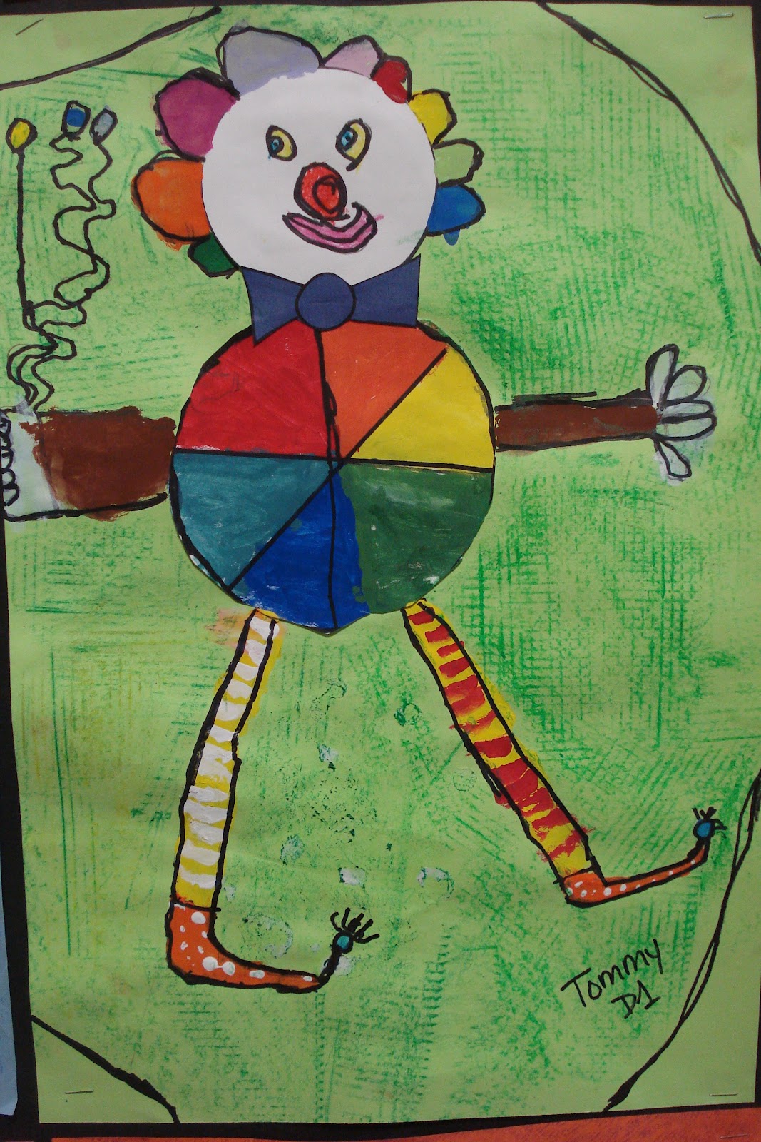 the creARTtivity spot: 1st Grade Color Wheel Clowns