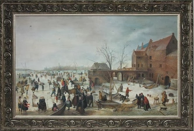 ART and ARCHITECTURE, mainly: Hendrick Avercamp 1615: his original winter paintings... and ...