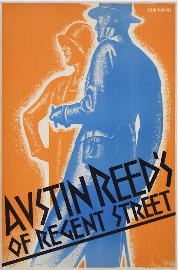 Art Contrarian: Tom Purvis' Austin Reed Posters