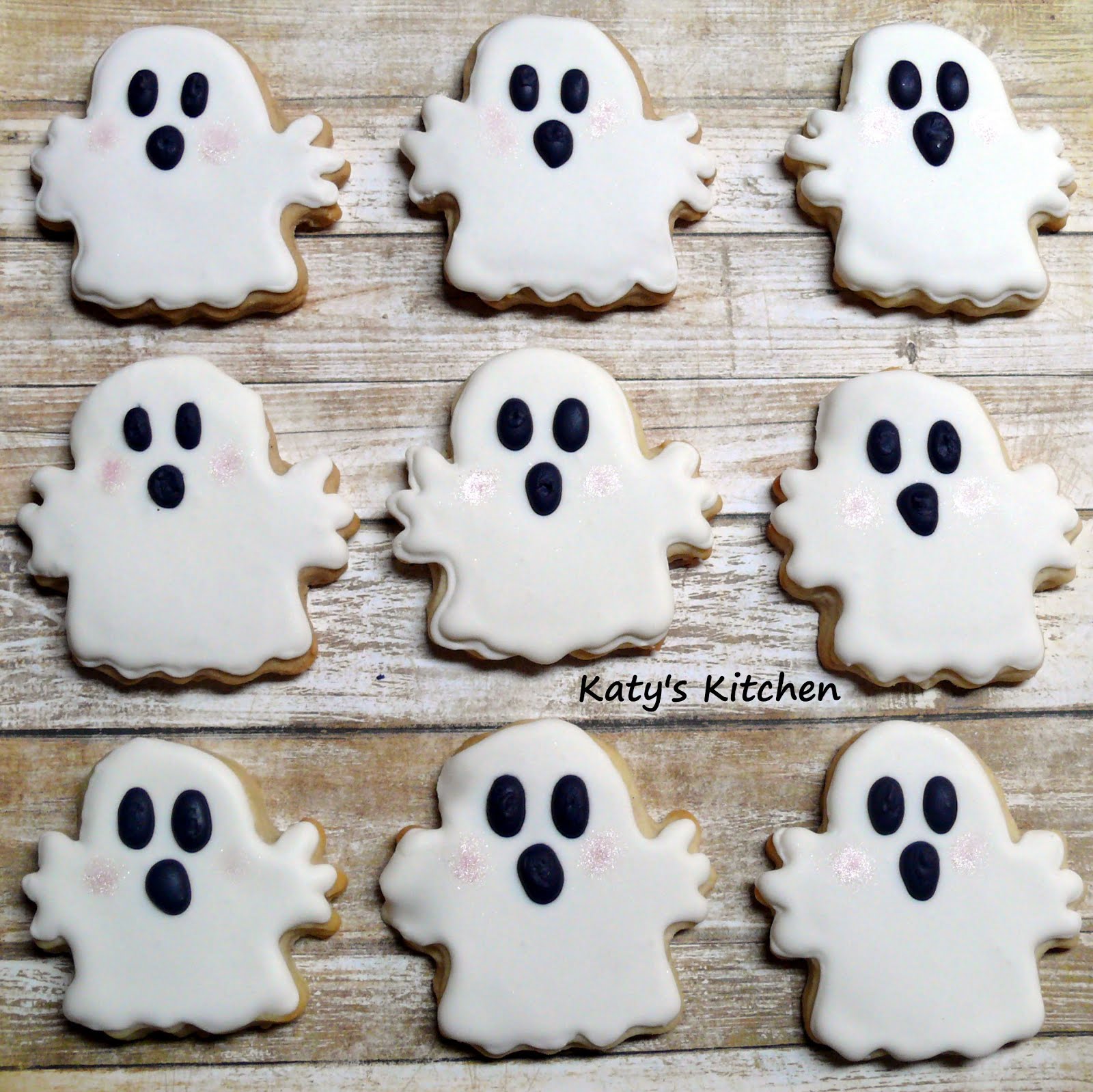 Katy's Kitchen: Ghost Cookies ~ Last of the Halloween orders