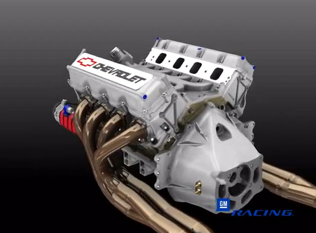 คลิปแอนิเมชั่น3Dการประกอบเครื่องยนต์GM Racing R07 EngineของCHEVROLET ...
