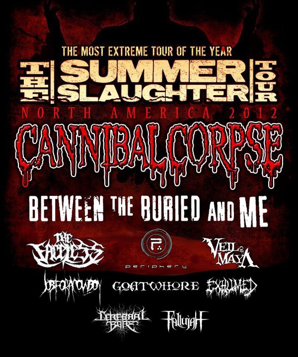 SUMMER SLAUGHTER 2012 Official Line-Up and Dates Announced | NataliezWorld