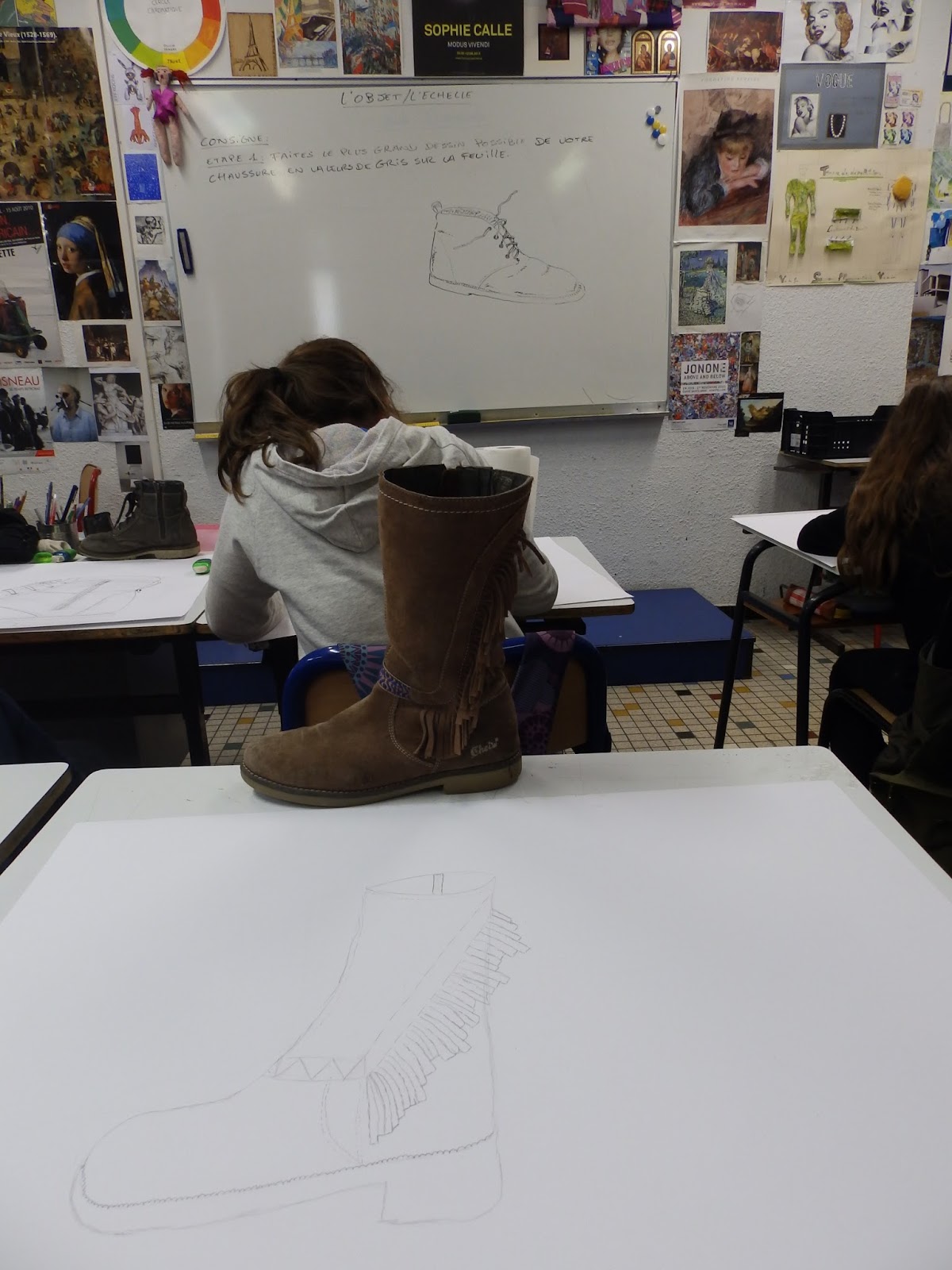 LES ARTS PLASTIQUES au lycée Comte de Foix: Dessin d'observation: ma ...