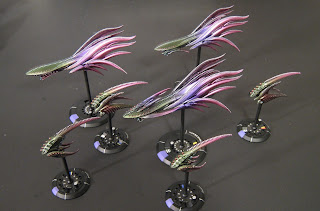 Kevin's Miniatures & Hobby Table: Scourge Ships for Dropfleet Commander