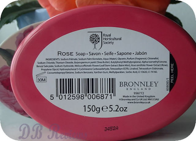 Bronnley RHS Rose - Soap Tin - DB Reviews - UK Lifestyle Blog