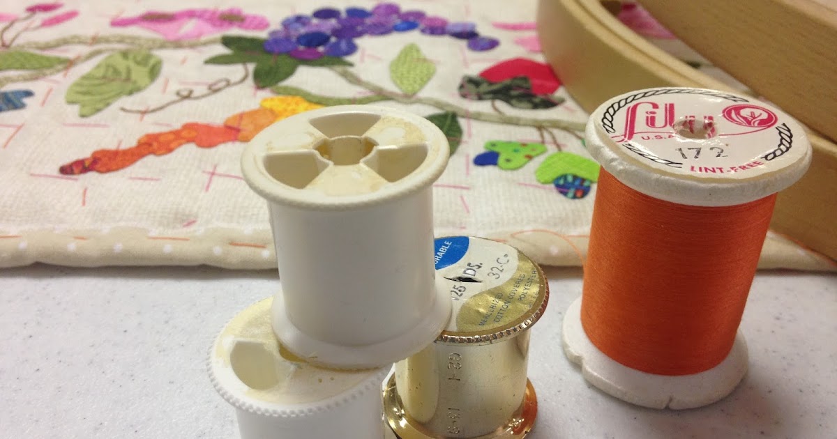 FABRIC THERAPY: More antique polyester thread bites the dust...