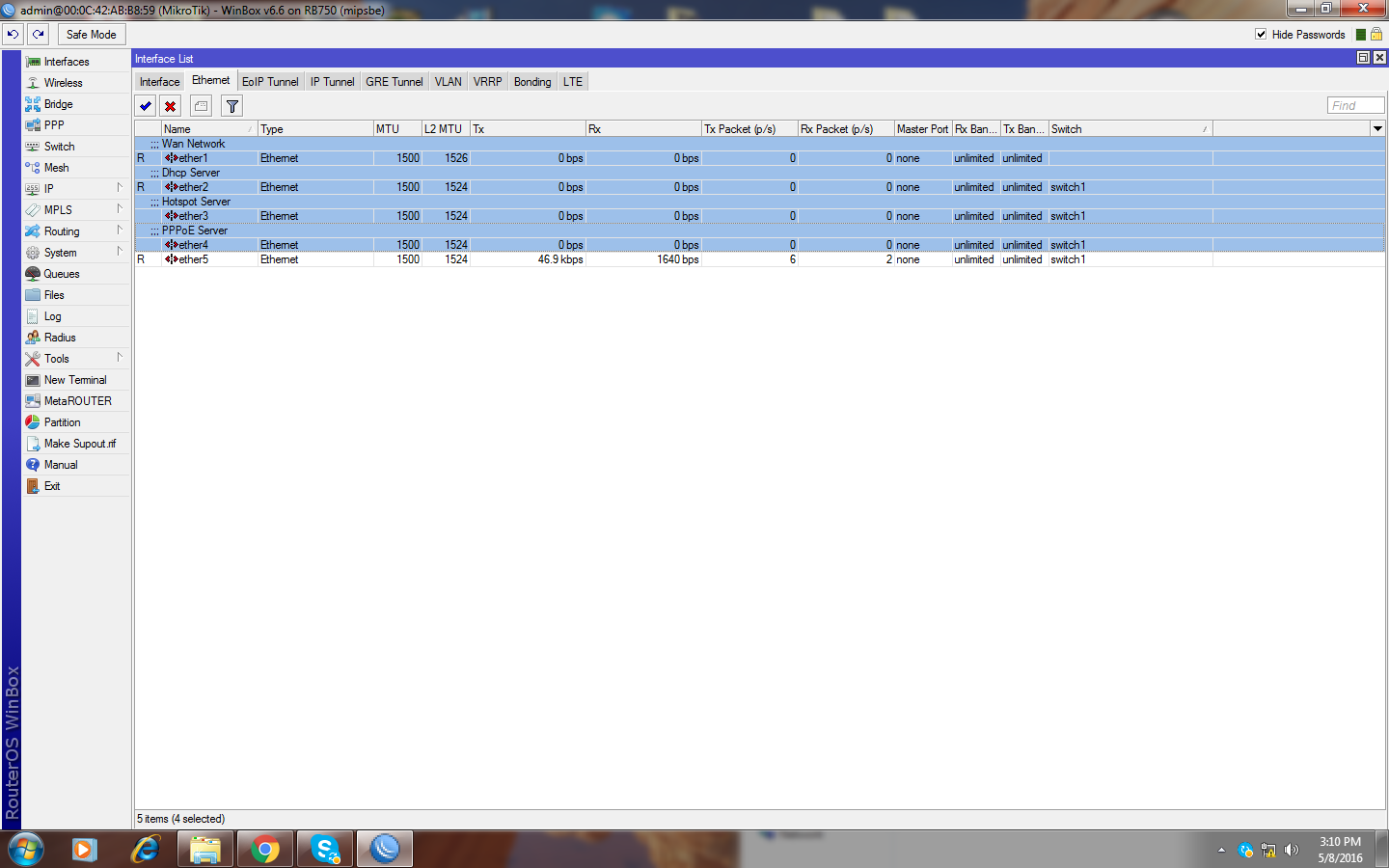 Mikrotik - Multiple Servers (DHCP, Hotspot & PPPoE) in one RB ...