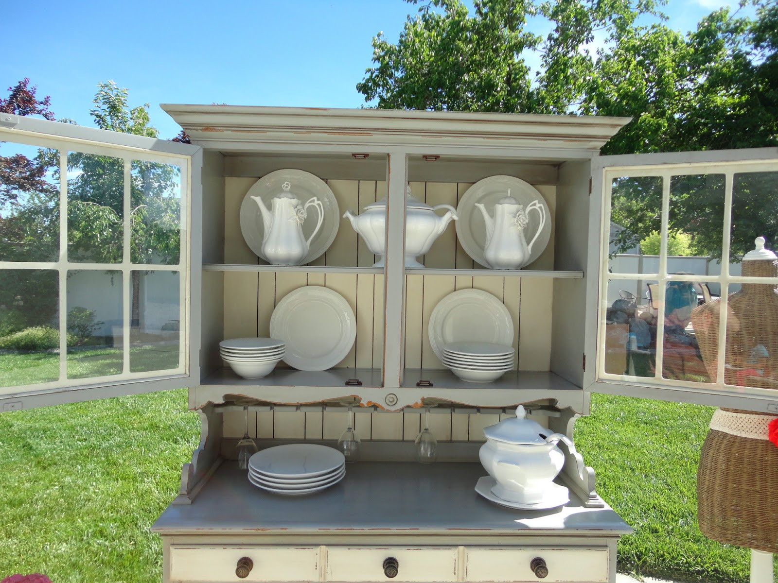 The Painted Chic Design: French Country Hutch SOLD