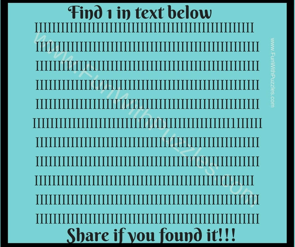 Eye Test: Hidden Numbers Picture and Visual Brain Teasers