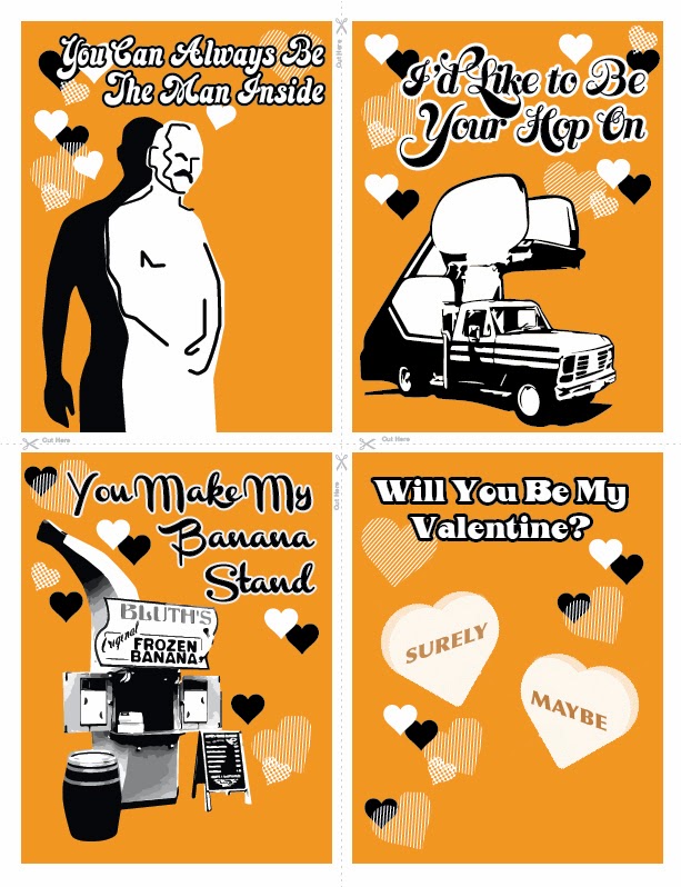 Arrested Development Valentines Day Cards