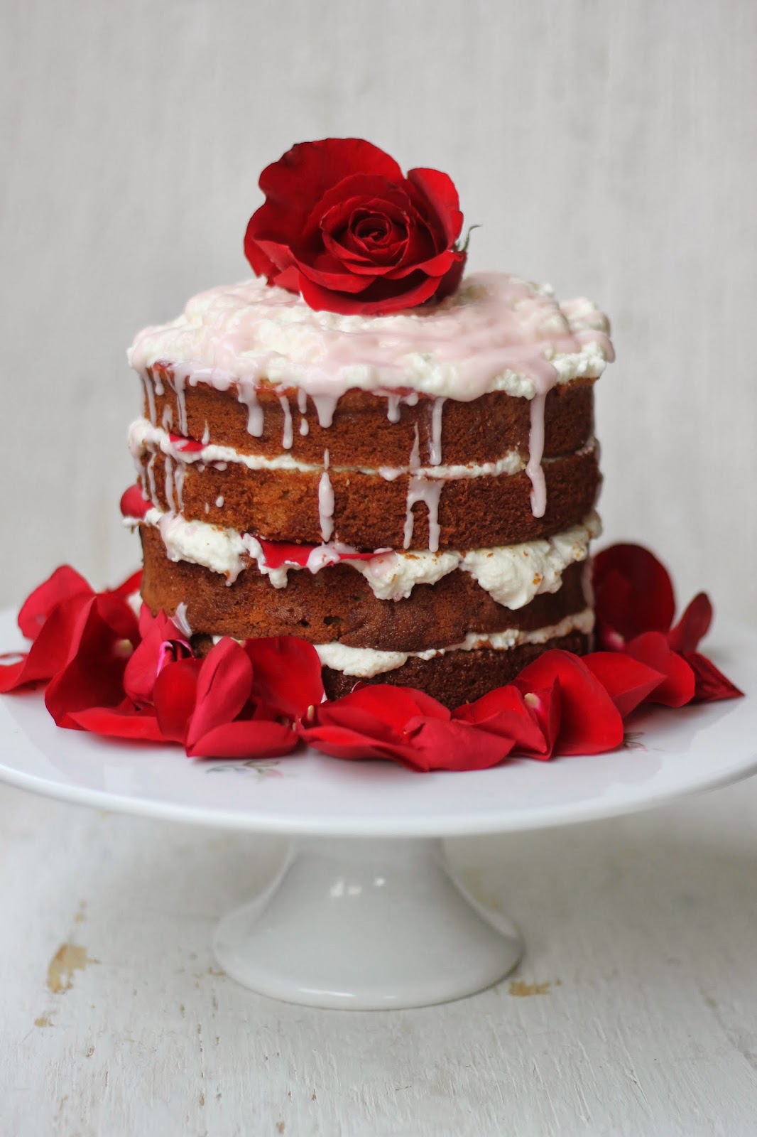 Where Your Treasure Is: Rosewater Raspberry Tea Cake