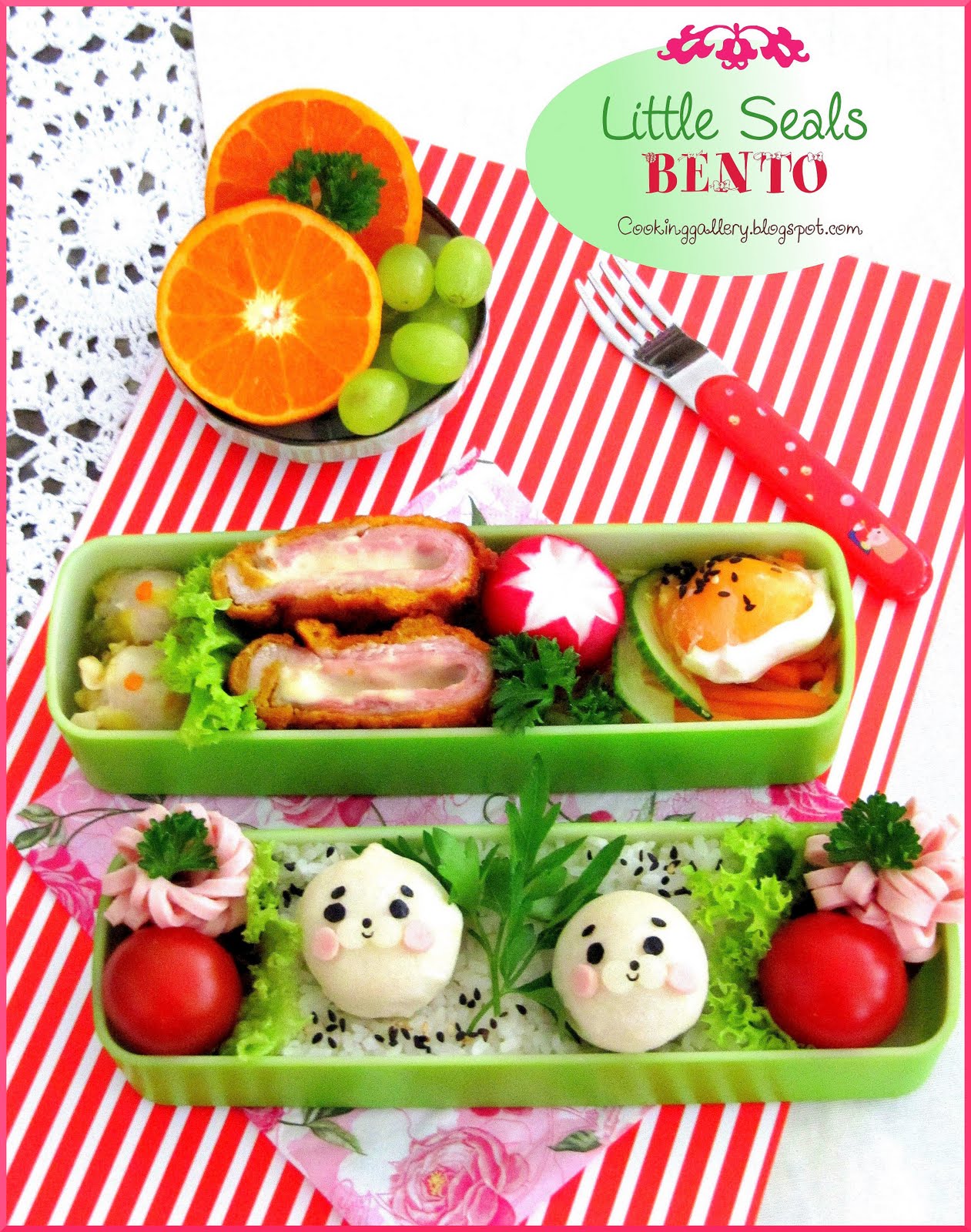 Little Seals Bento | Cooking Gallery