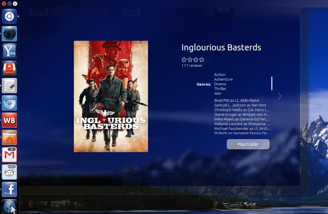 Get Movie Information And Play Trailers In Ubuntu Using Unity Movie ...