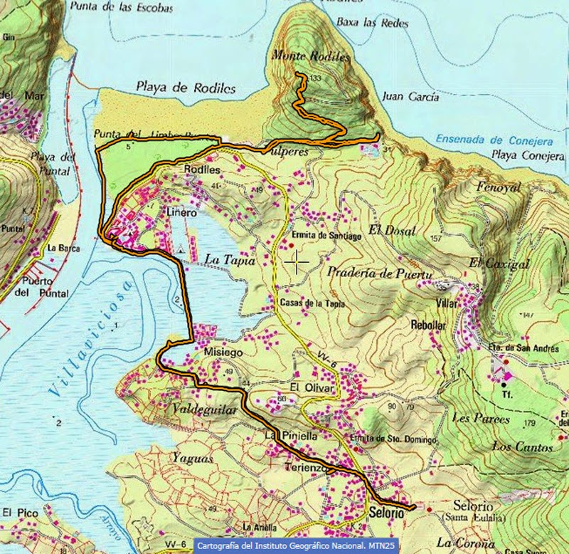 VIVIR EL AIRE LIBRE: RUTA DE LA RÍA DE VILLAVICIOSA