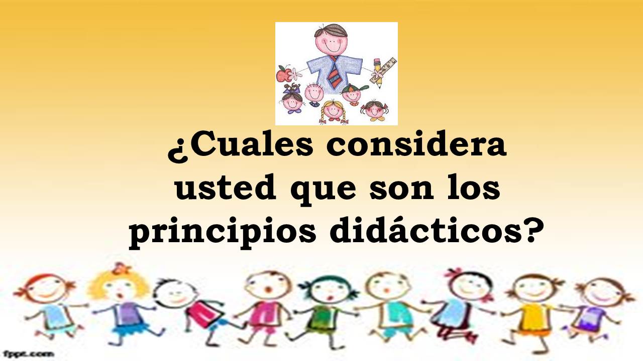 Principios Didácticos