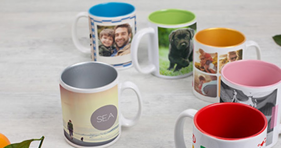 How are photos printed on coffee mugs