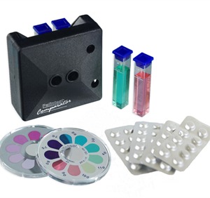 The colour test is perform with the visually with the eyes. We just ...