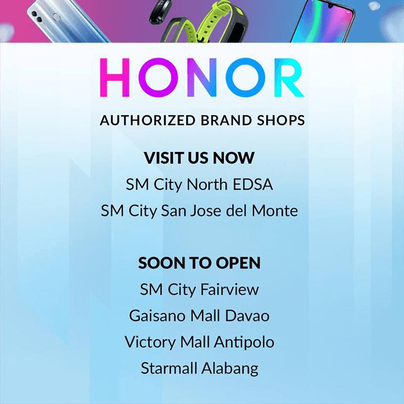 Honor to open 16 more official physical stores in the Philippines