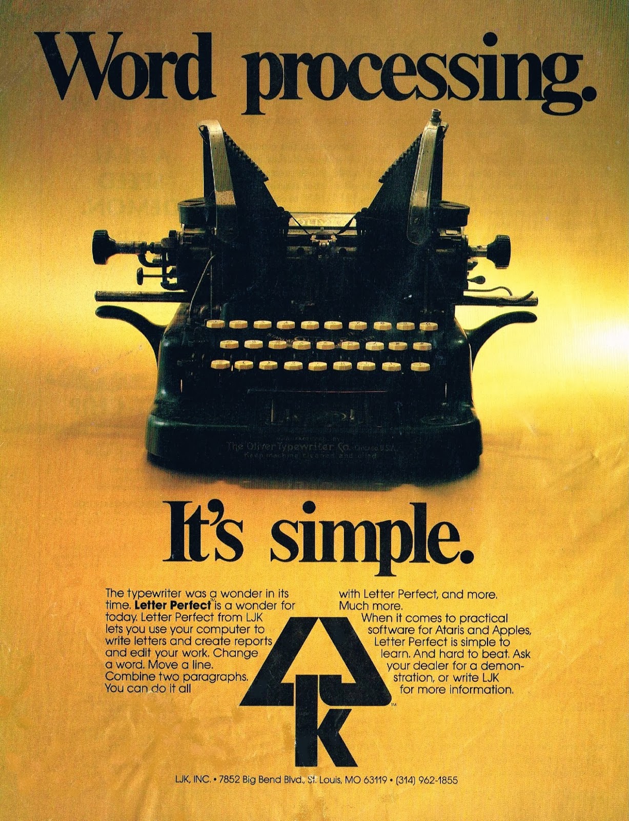 oz.Typewriter: Word Processing. Typewriters Still a Wonder
