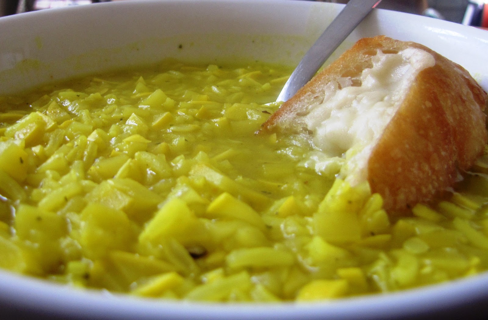 Soupruary: Lemony Yellow Squash and Rice Soup