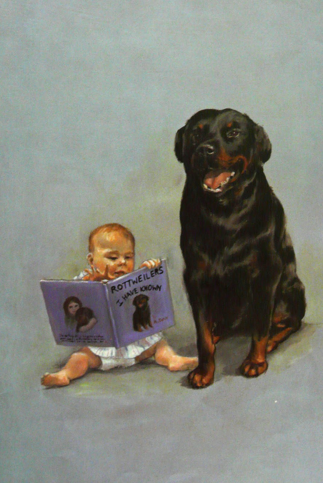 A Tulip Garden: Carl, The Rottweiler