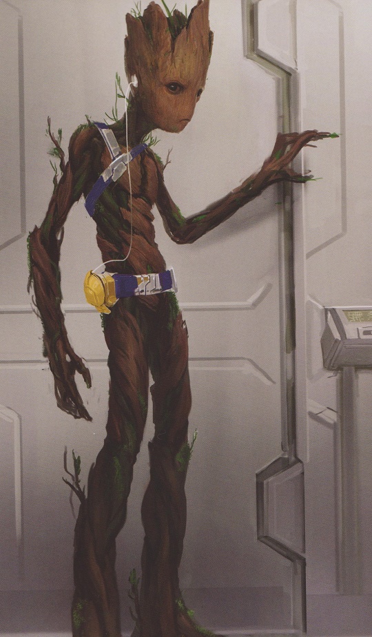 Inspirações visuais para o Groot Adolescente de Guerra Infinita e uma ...