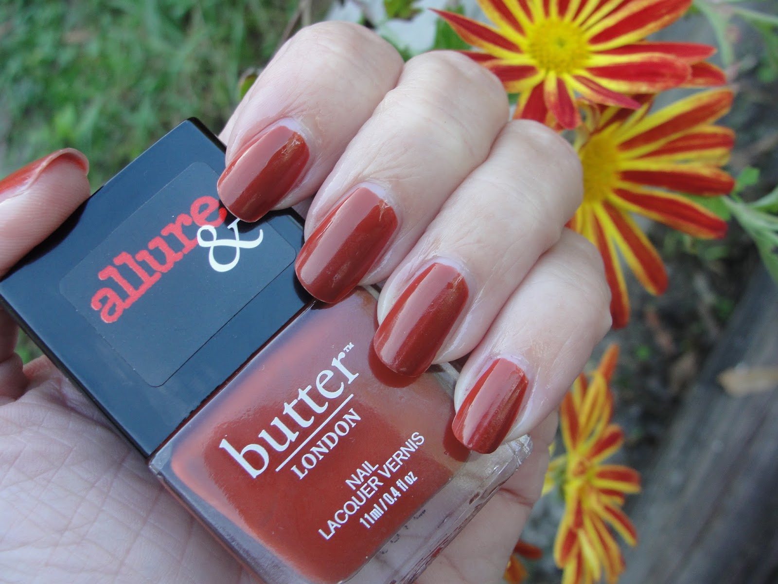 VINTAGE RUST TERRA-COTTA NAILS #FALLNAILS
