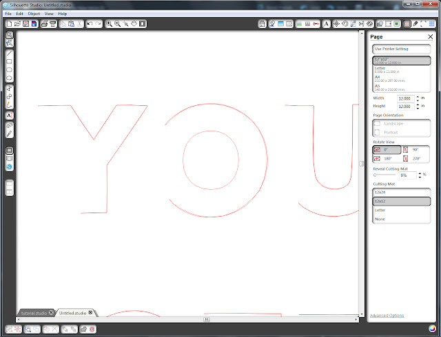 The Picinic Basket: Tutorial - Lifted Letters on a Silhouette