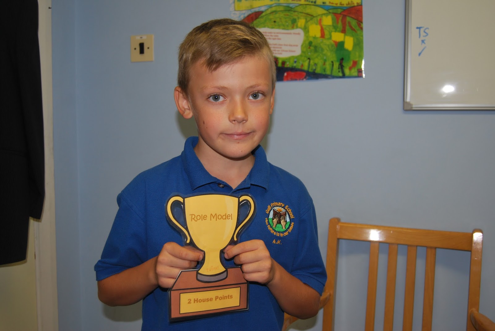 Gelli Primary School Latest News: Year 5 Role model cup