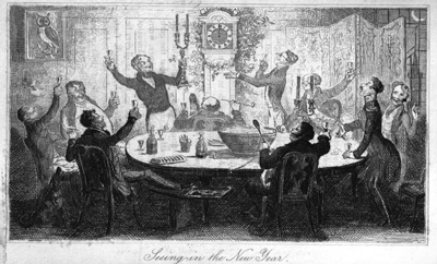 Researching Food History : New Year's Eve party... just for the guys
