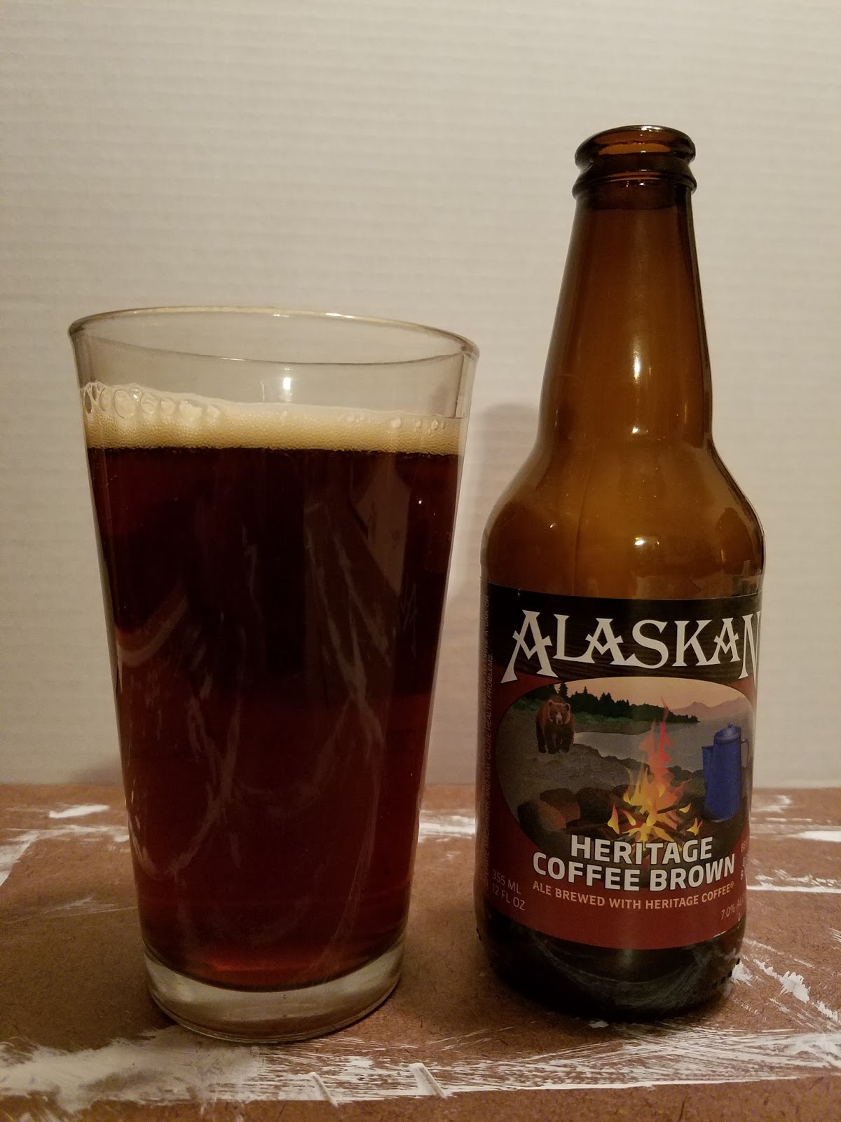 Drinkin' and Modelin': Beer Review - Alaskan Heritage Coffee Brown Ale