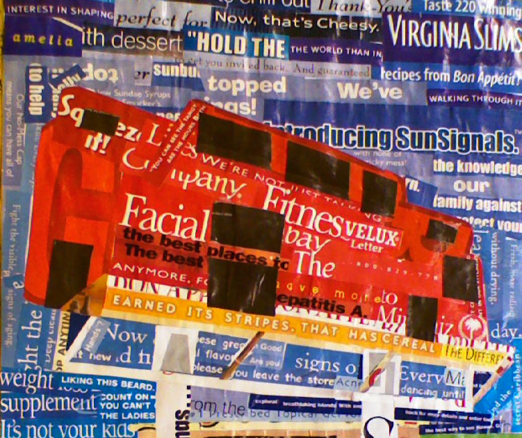 SLHS Art Class: Text Collage Project (Art 1)