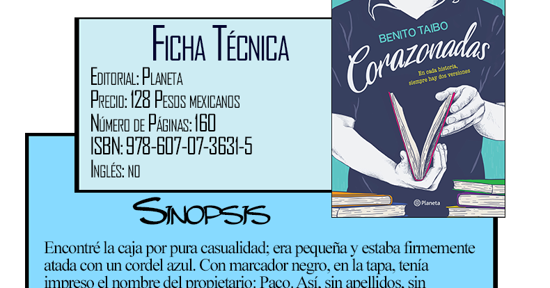 Red de Palabras: Benito Taibo - Corazonadas | RESEÑA