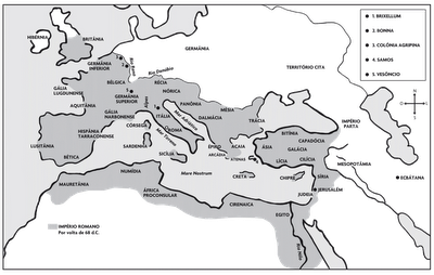 História Pública: Império Romano - Mapas