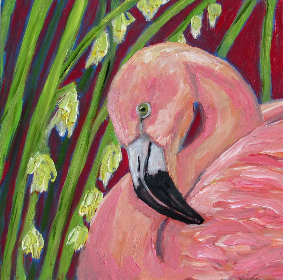 Artist Susan Spohn: Flamingo II