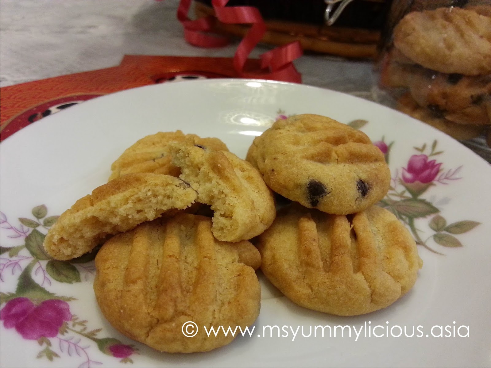 Golden Syrup Cookies with Chocolate Chips - Yummy~licious + Baby~licious
