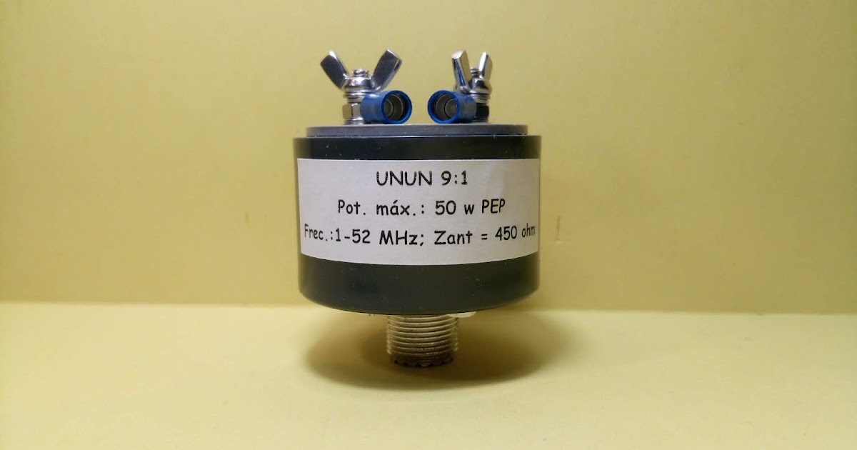EB4HRA baluns: UNUN 9:1